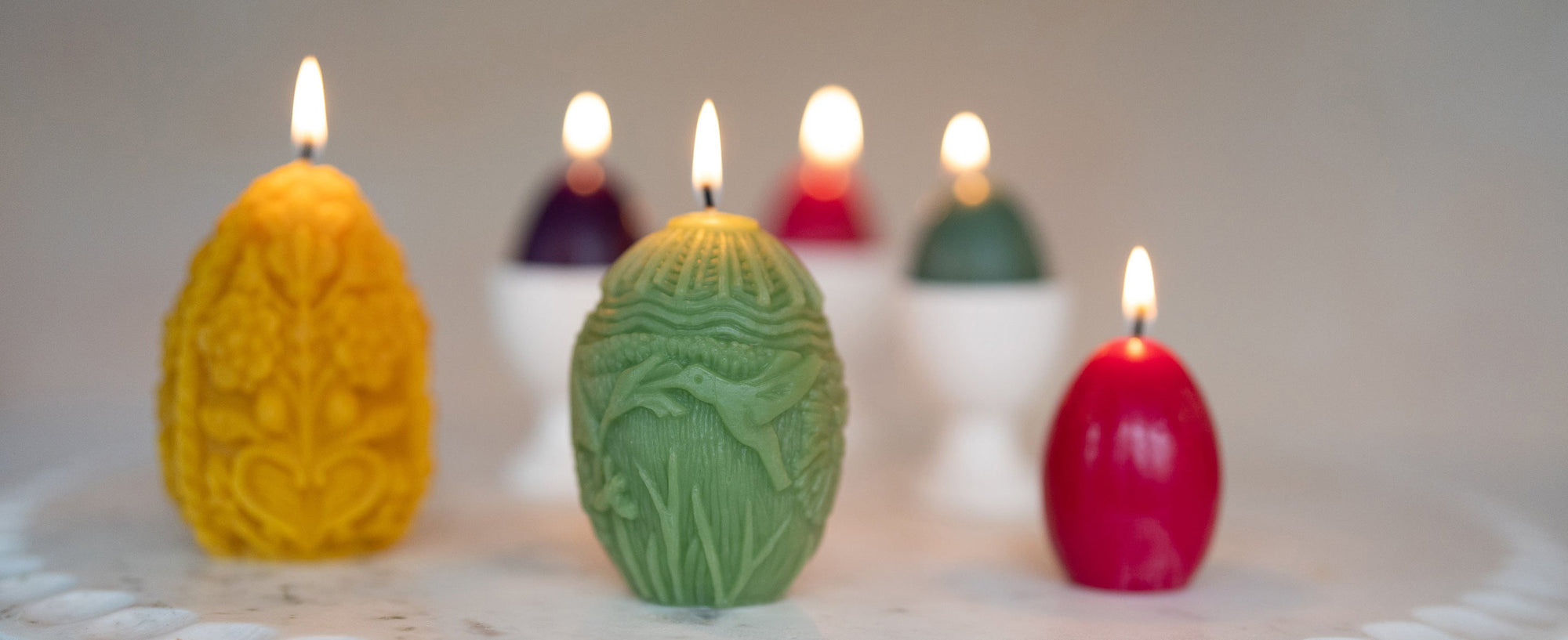 Spring & Easter Beeswax Candles | Handcrafted Seasonal Collection